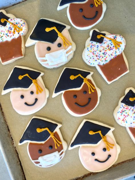 Graduation Short Dough Cookies - The Mad Hatter's Café & Bakeshop | The ...