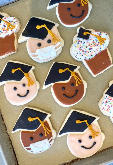 Graduation Short Dough Cookies - The Mad Hatter's Café & Bakeshop | The ...